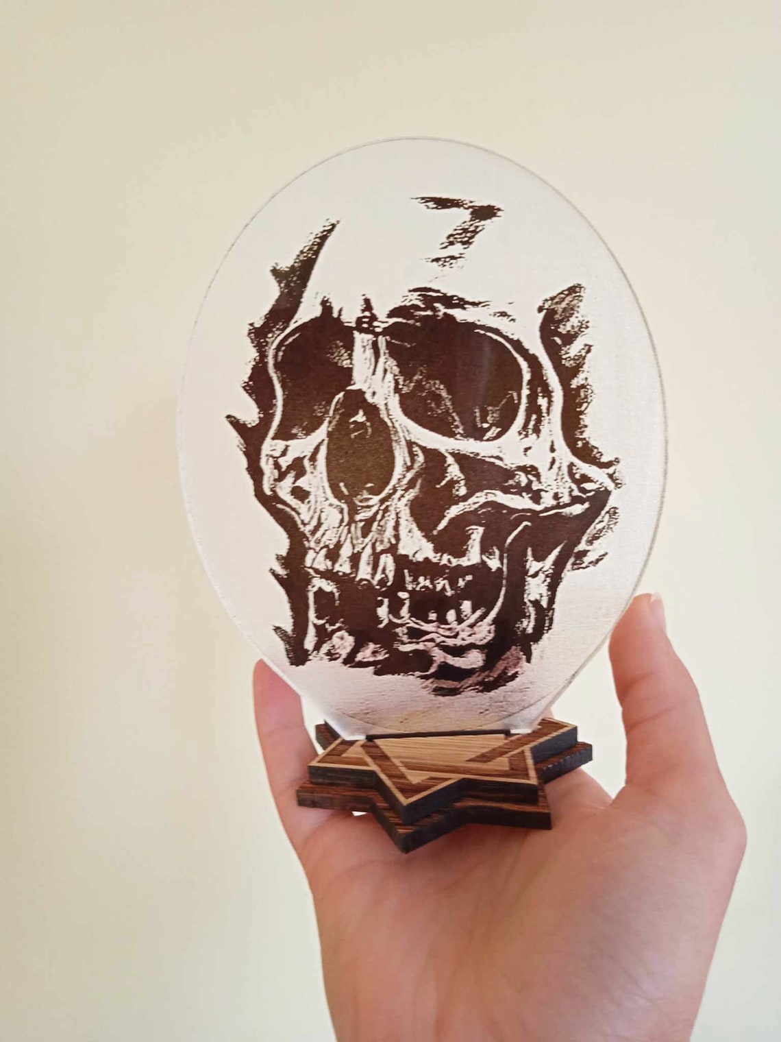 Figurine Skull. Skull Table Decor. Gothic Decor Shelves. Gift - Etsy