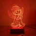 Angel Led Lamp. Led Lamp With Remote Control. Multicolored Light. Child ...