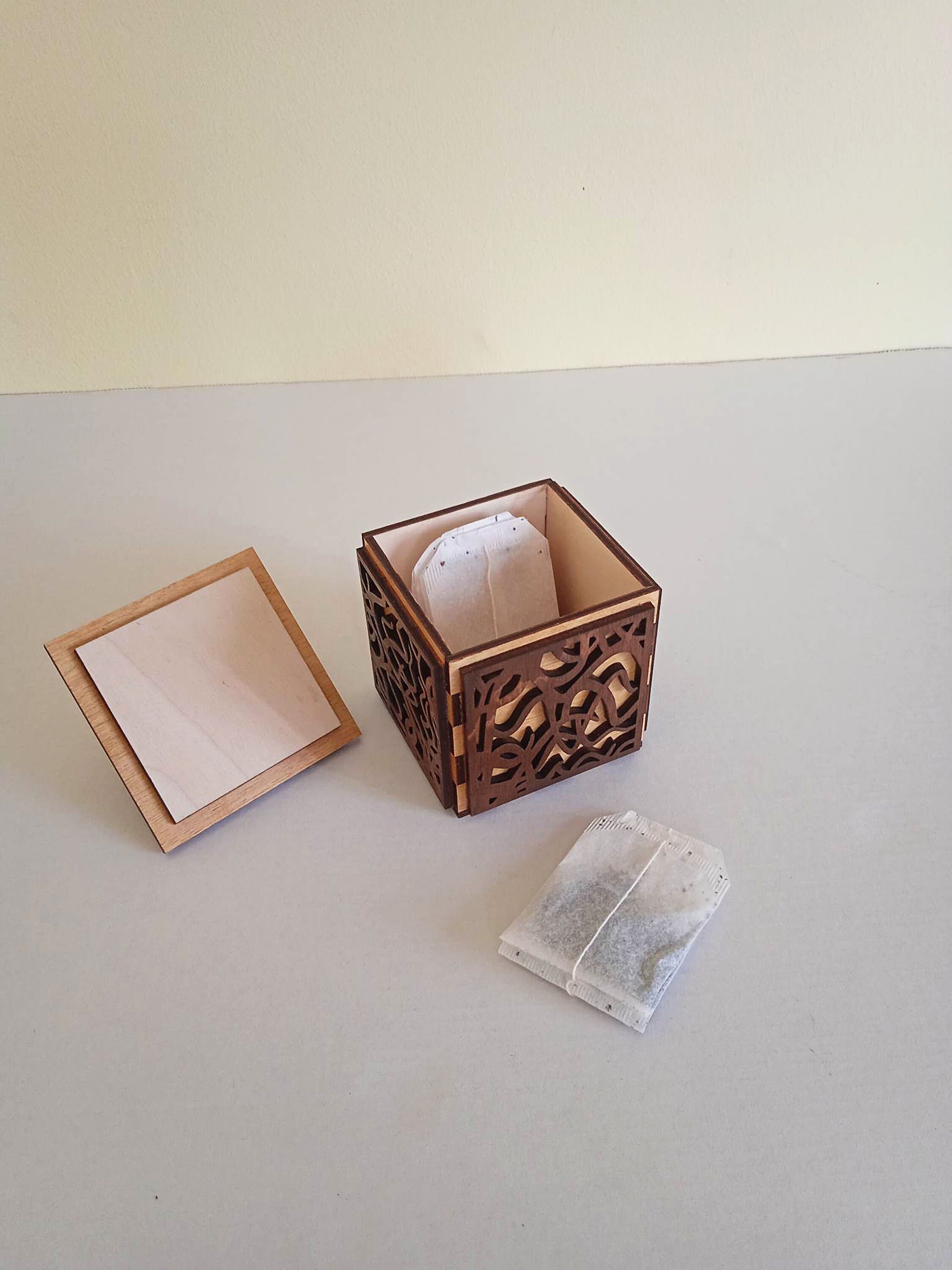 Small Tea Box. Small Tea Storage Box. Spice Box. Gift Personalization ...