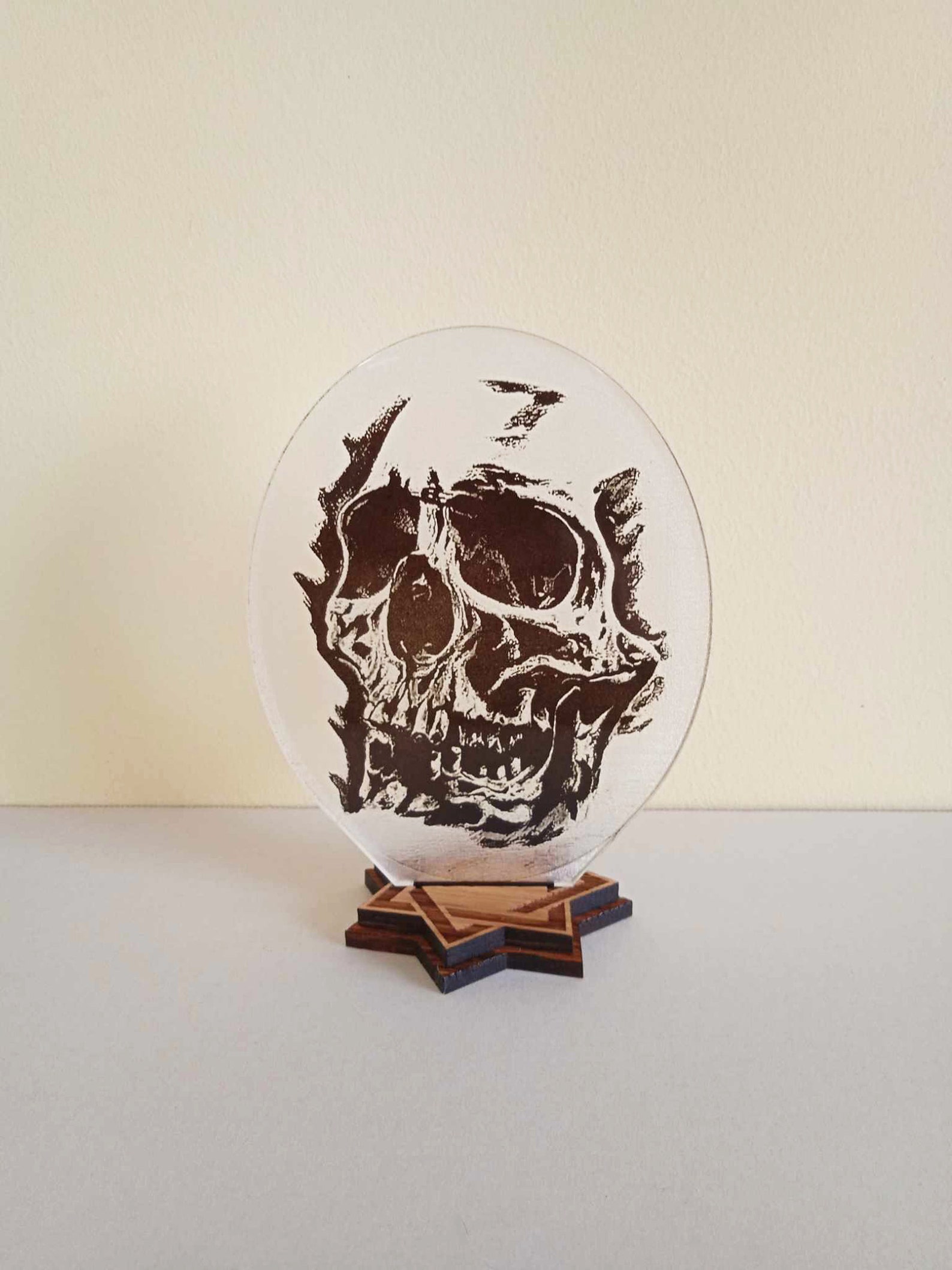 Figurine Skull. Skull Table Decor. Gothic Decor Shelves. Gift - Etsy