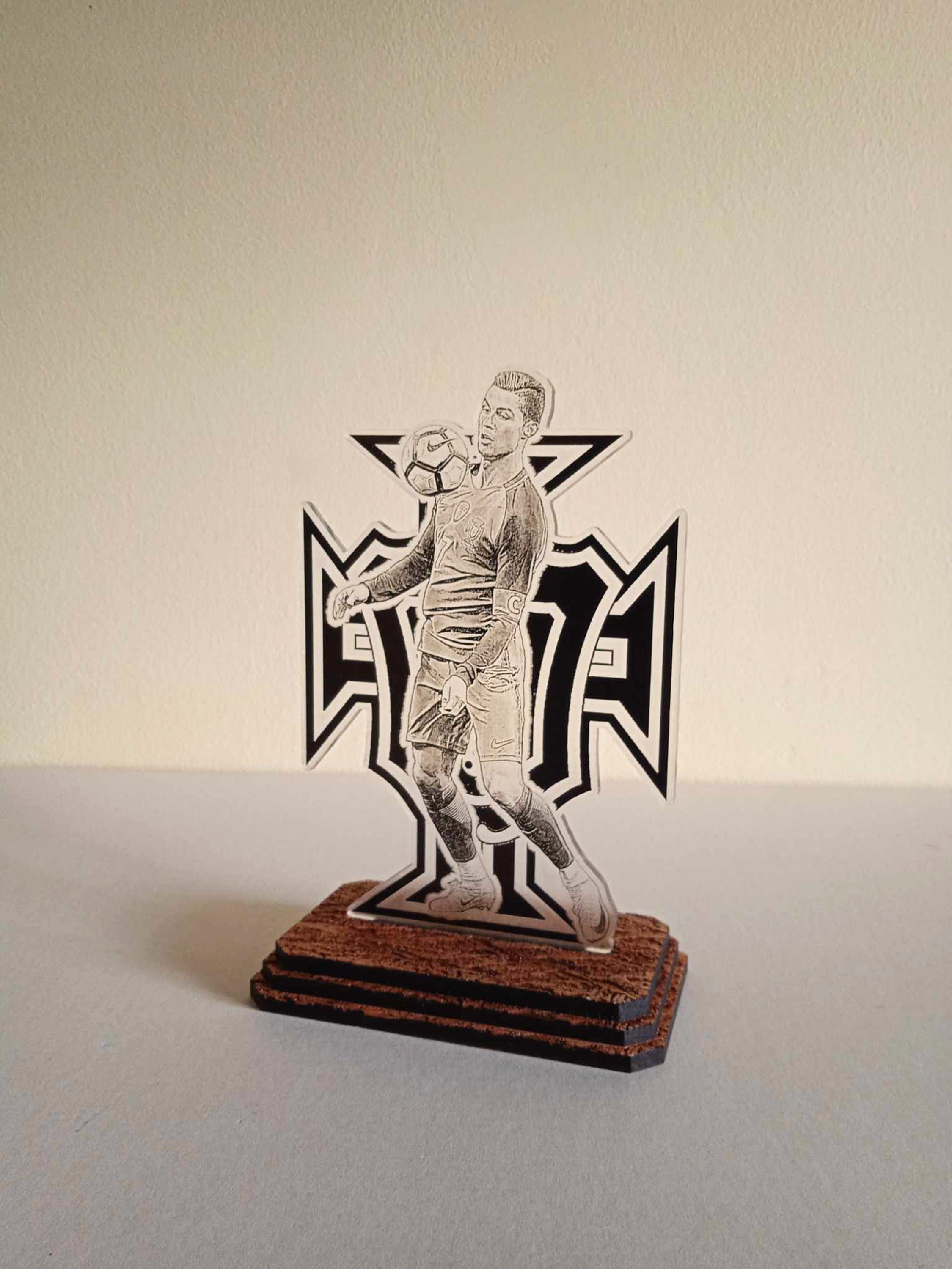 Cristiano Ronaldo Figurine. Shelf Decor. Portugal Football Figurines - Etsy