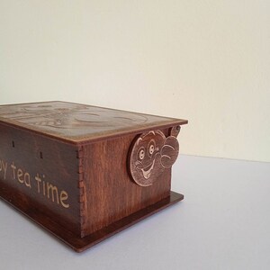 Tea Box. Box for Storing Tea Bags. Tea Chest. Wooden Box for Tea Bags ...