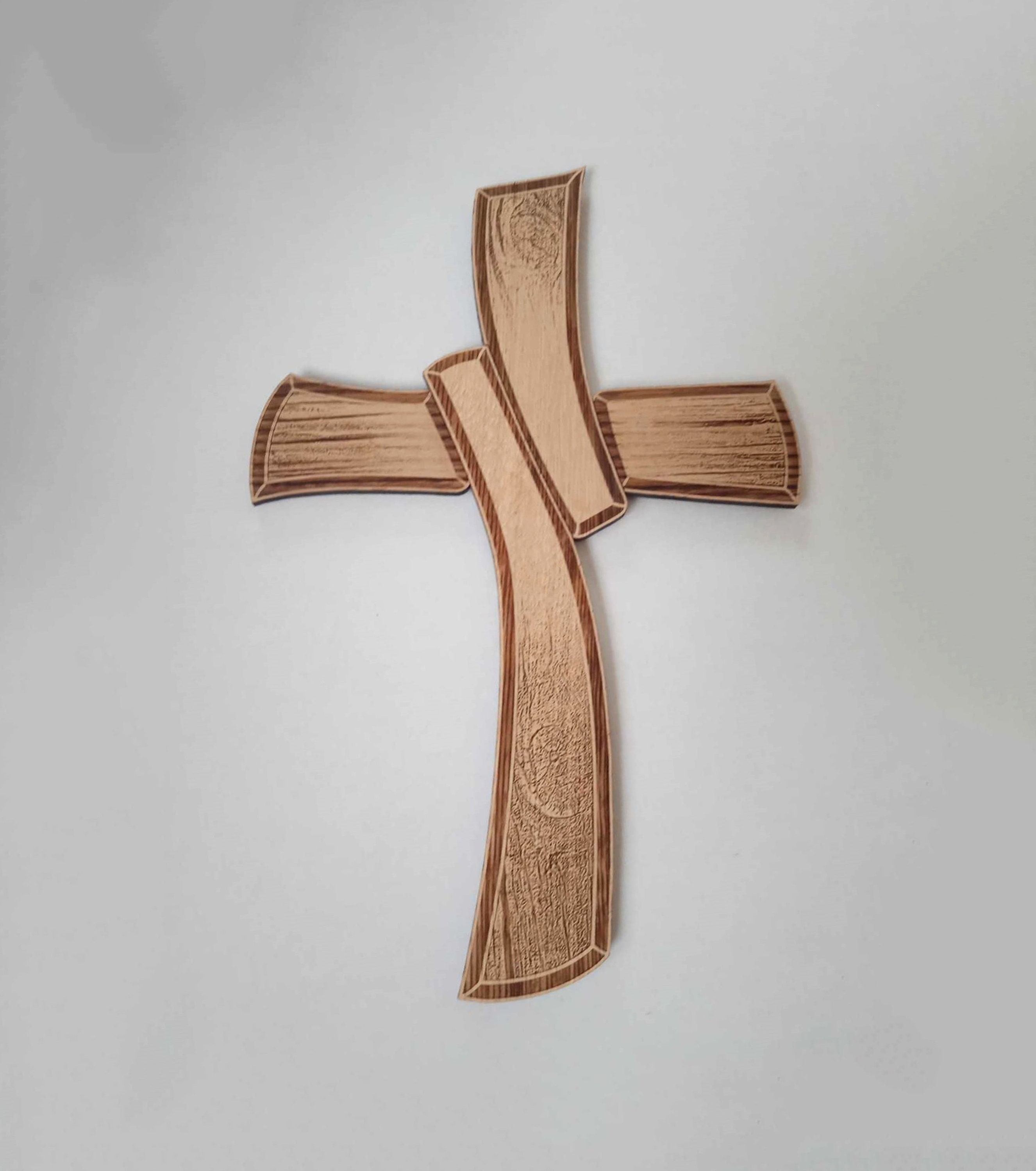 Large Wall Cross. Unusual Wooden Cross. Christian Wall Decor. Wall Art ...