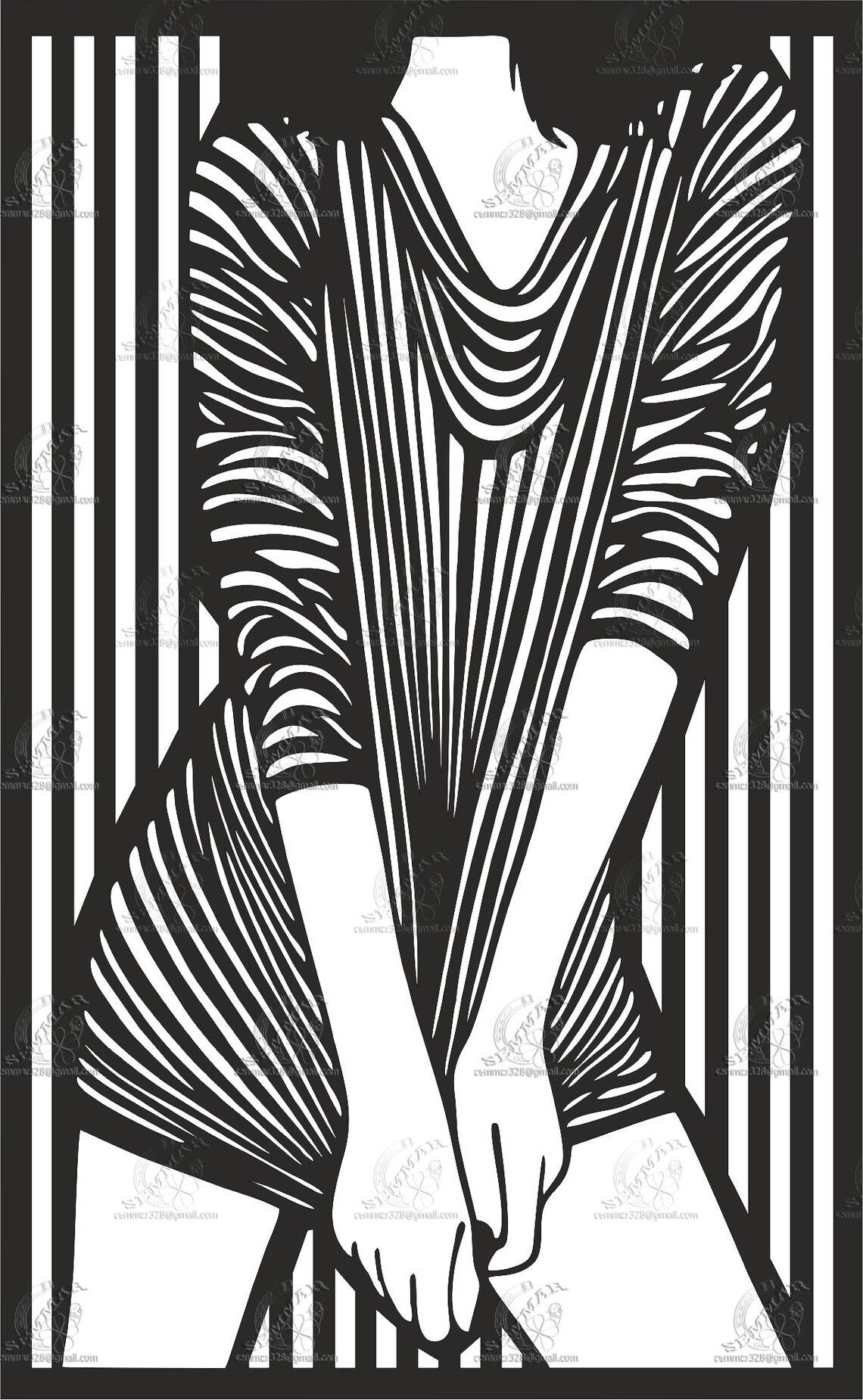 Wall Art Digital File. File for CNC, Plotter, Laser, Textile Printer ...