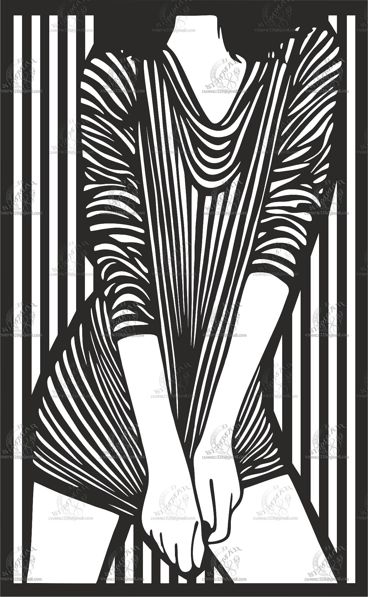 Wall Art Digital File. File for CNC, Plotter, Laser, Textile Printer ...