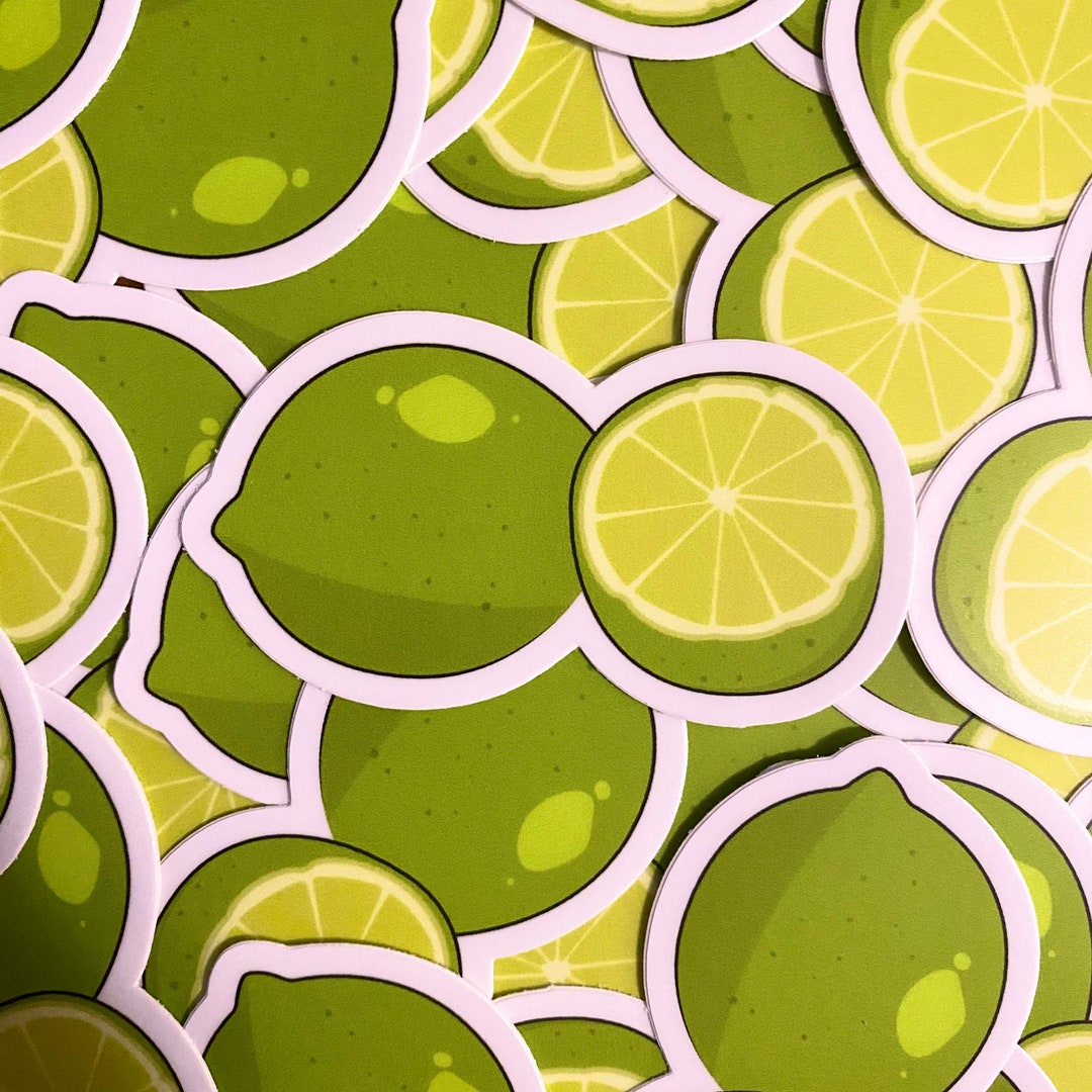 Lime Sticker Bulk 50 Clipart High Quality Great Decoration - Etsy