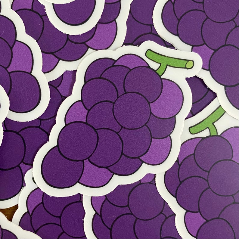 Grape Vine Clipart Bulk 50 Stickers High Quality Great Gift - Etsy UK