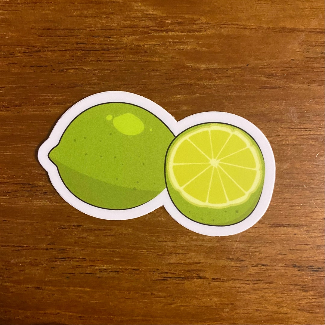 Lime Sticker Clipart High Quality Great Decoration - Etsy