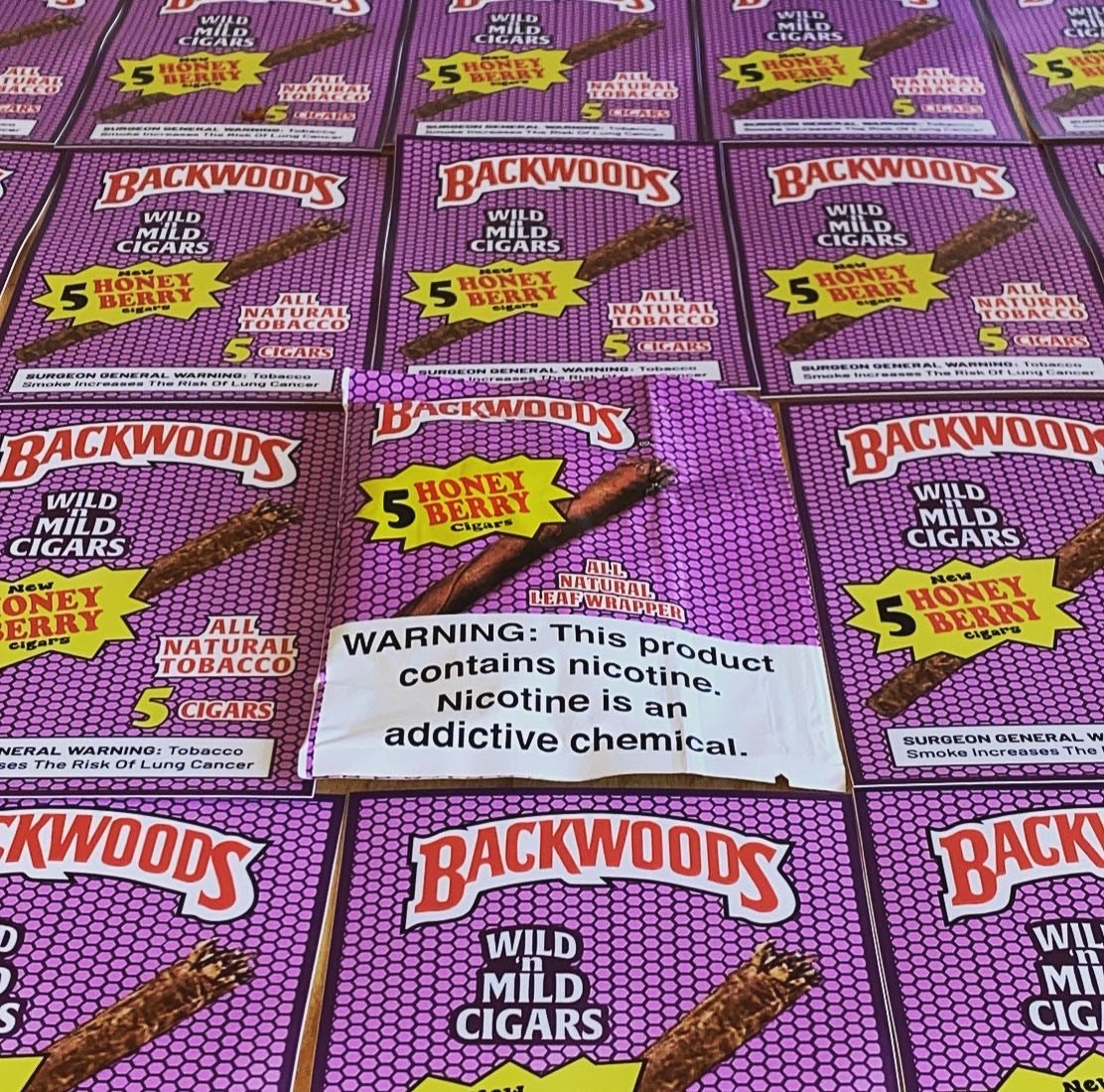 Backwoods Variety Pack Packaging Life Sized Replica Sticker - Etsy UK