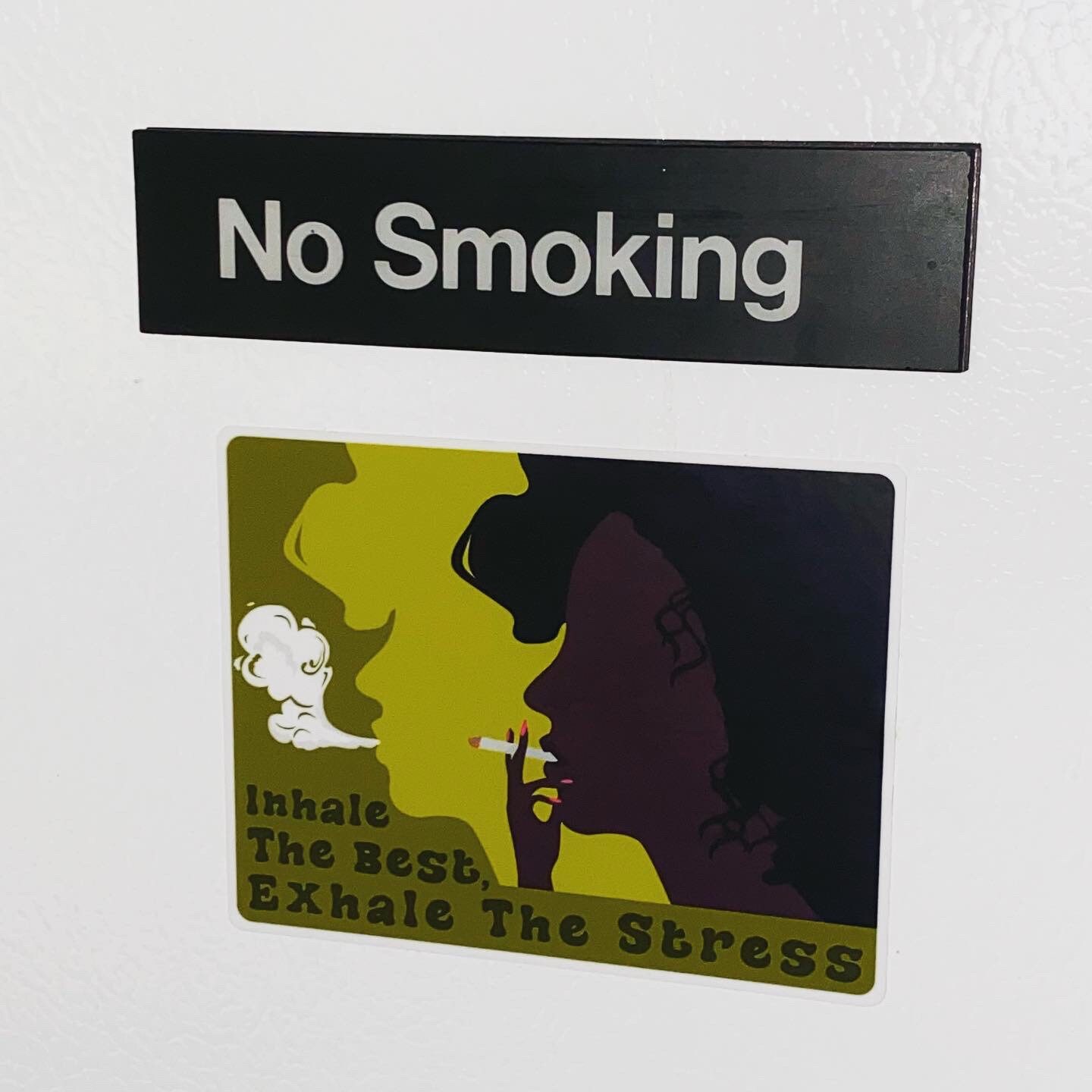 Inhale the Best, Exhale the Stress High Quality Sticker Lil Tracy Yung ...