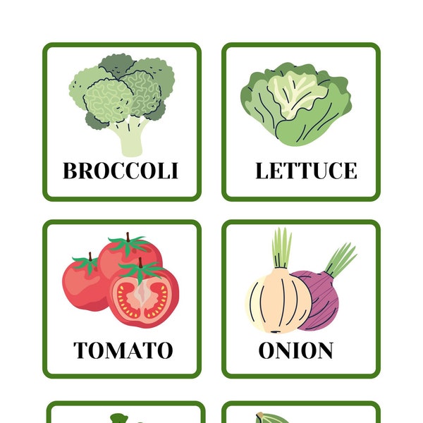 Veggie Labels - Etsy