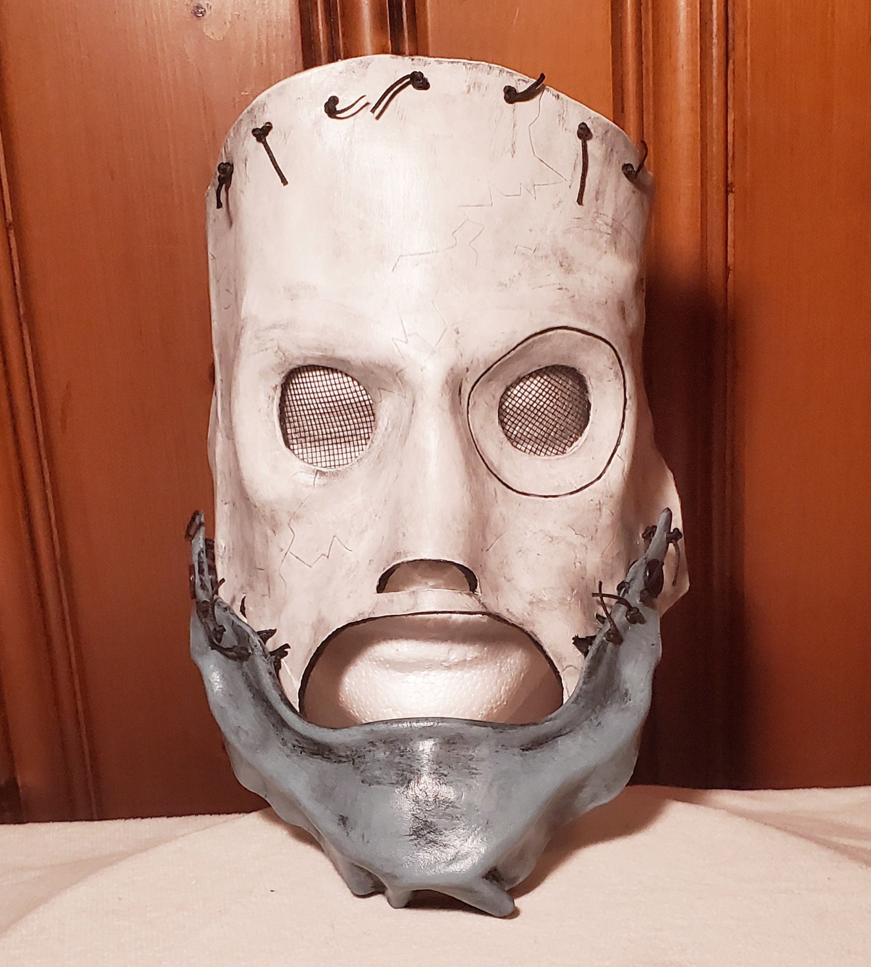 Custom Slipknot Corey Taylor Mask Ahig/gray Chapter Genuine Handmade ...