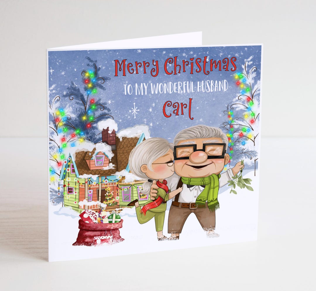 UP Christmas Card - Ellie & Carl (older) - Personalised - Etsy UK