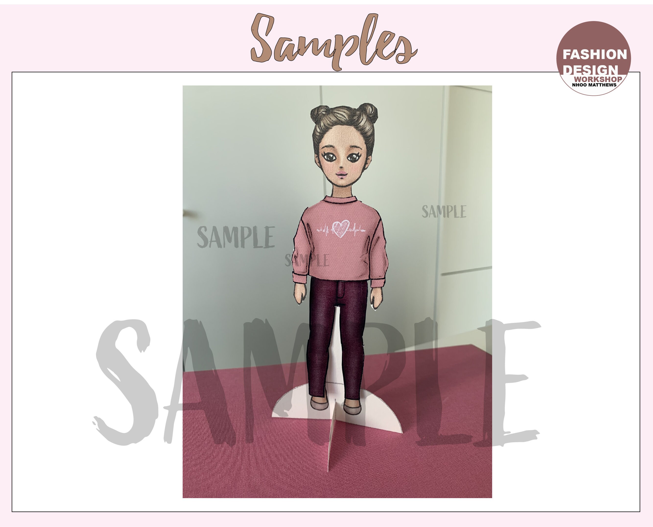 Emma the Medical Doctor Girl Printable Paper Doll With Coloring Page ...