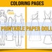 Lisa Printable Paper Doll With Coloring Page for Fashion - Etsy