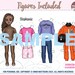 Astronaut Paper Doll: Stephanie, NASA Outfit & Coloring Page (printable ...