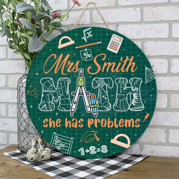 Math Door Decor - Etsy