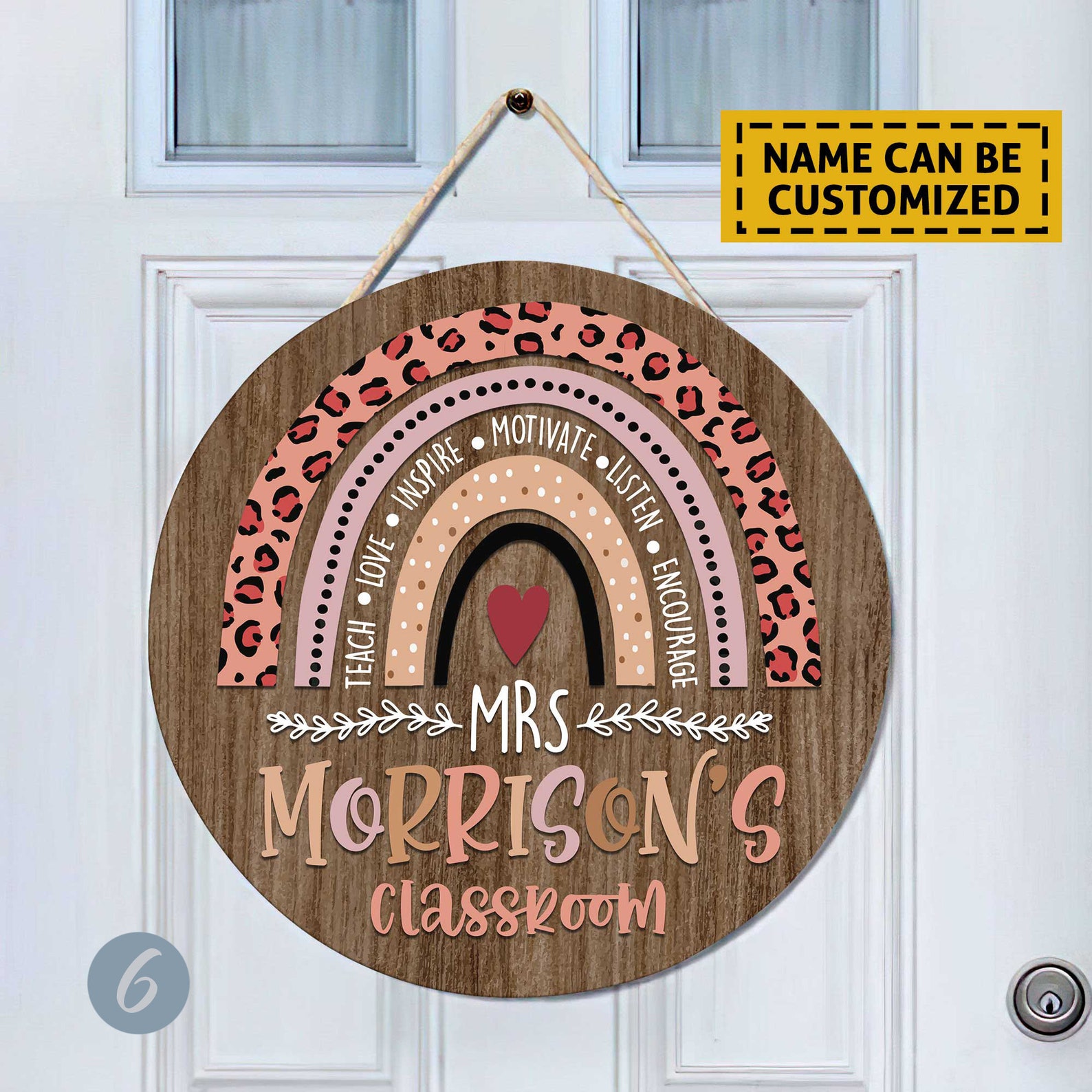 Personalized Teacher Door Sign Classroom Door Sign Teacher - Etsy
