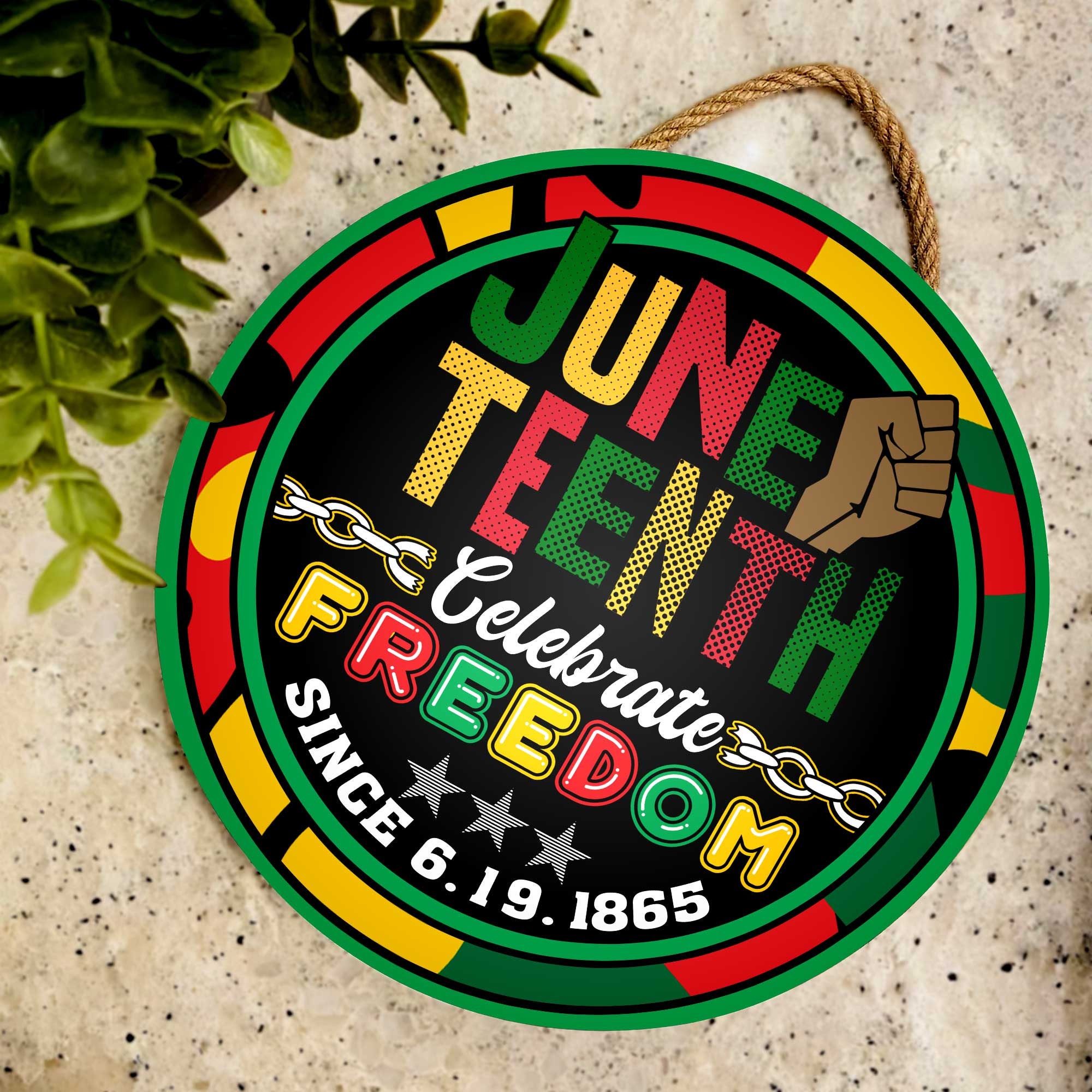 Juneteenth Celebrate Independence Day Door Sign Black History - Etsy