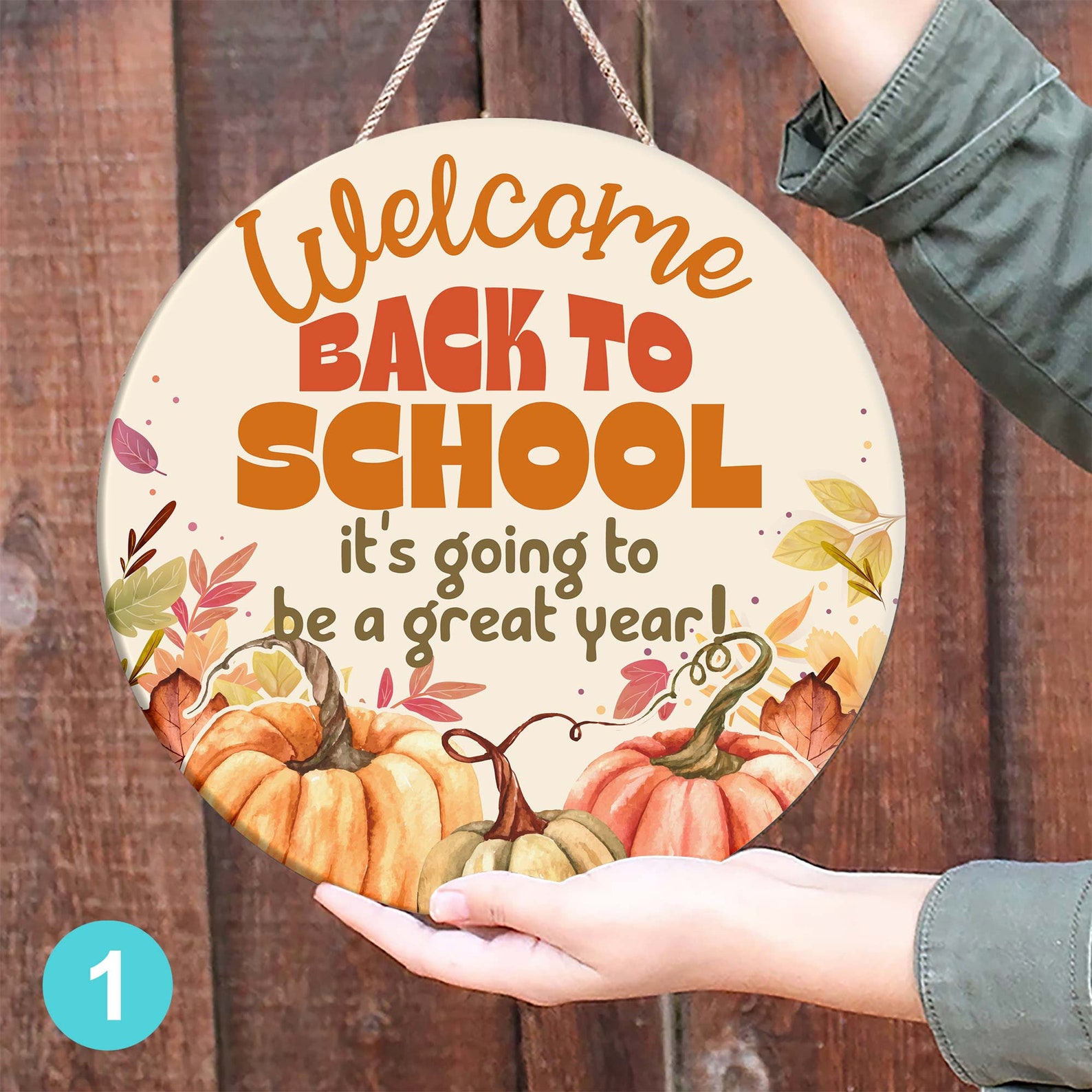 Welcome Back to School Sign Classroom Door Sign Boho Hippe - Etsy