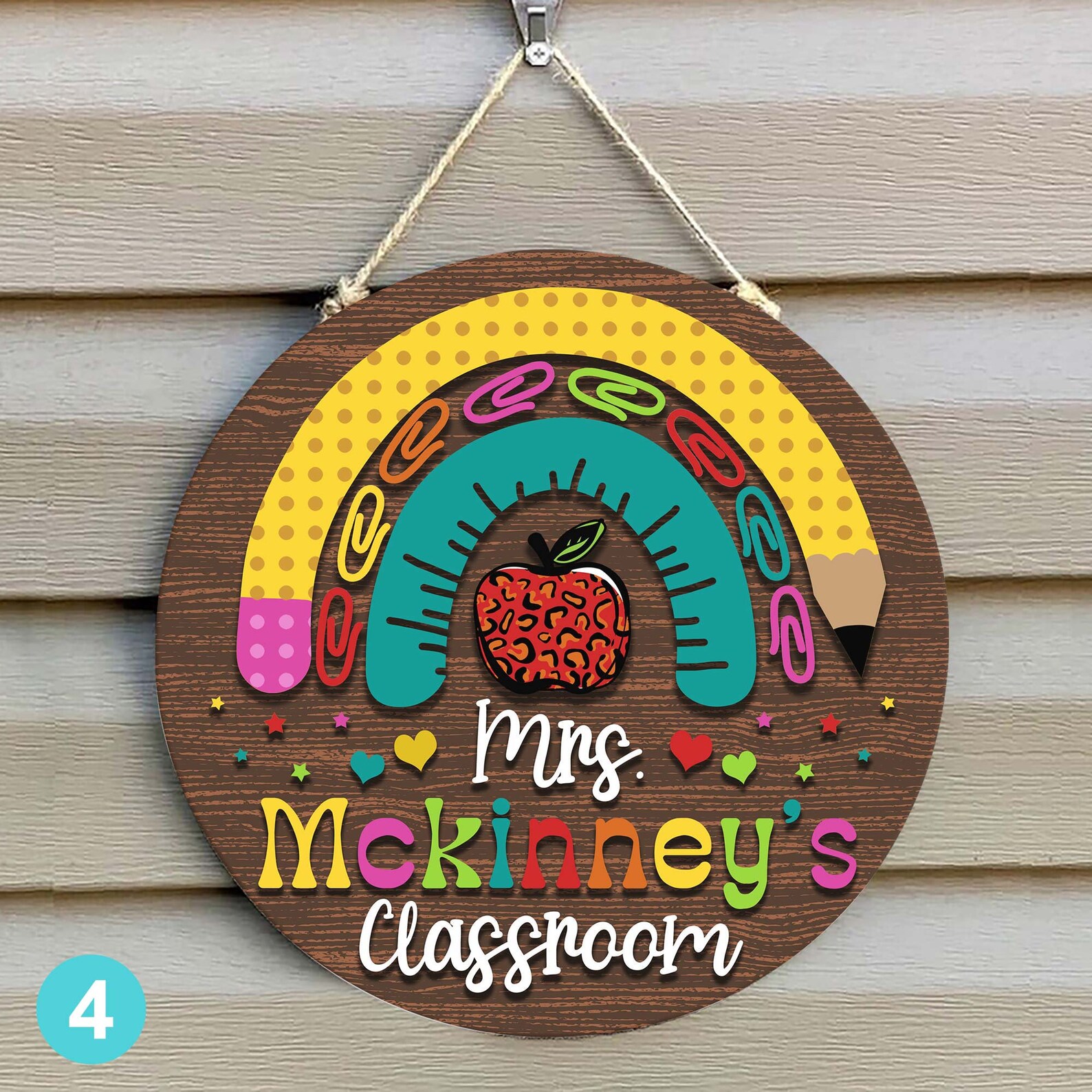 Custom Teacher Door Sign Teacher Name Sign Rainbow Door - Etsy Canada