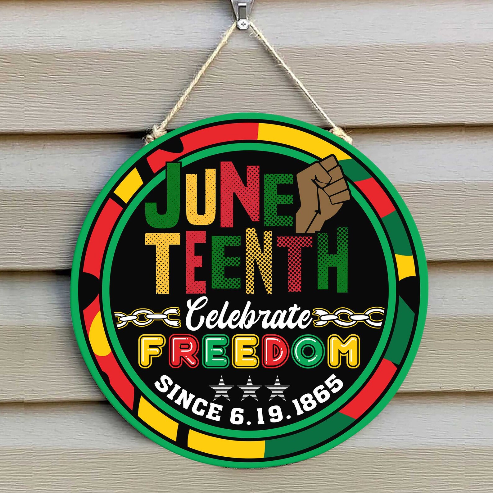 Juneteenth Celebrate Independence Day Door Sign Black History - Etsy