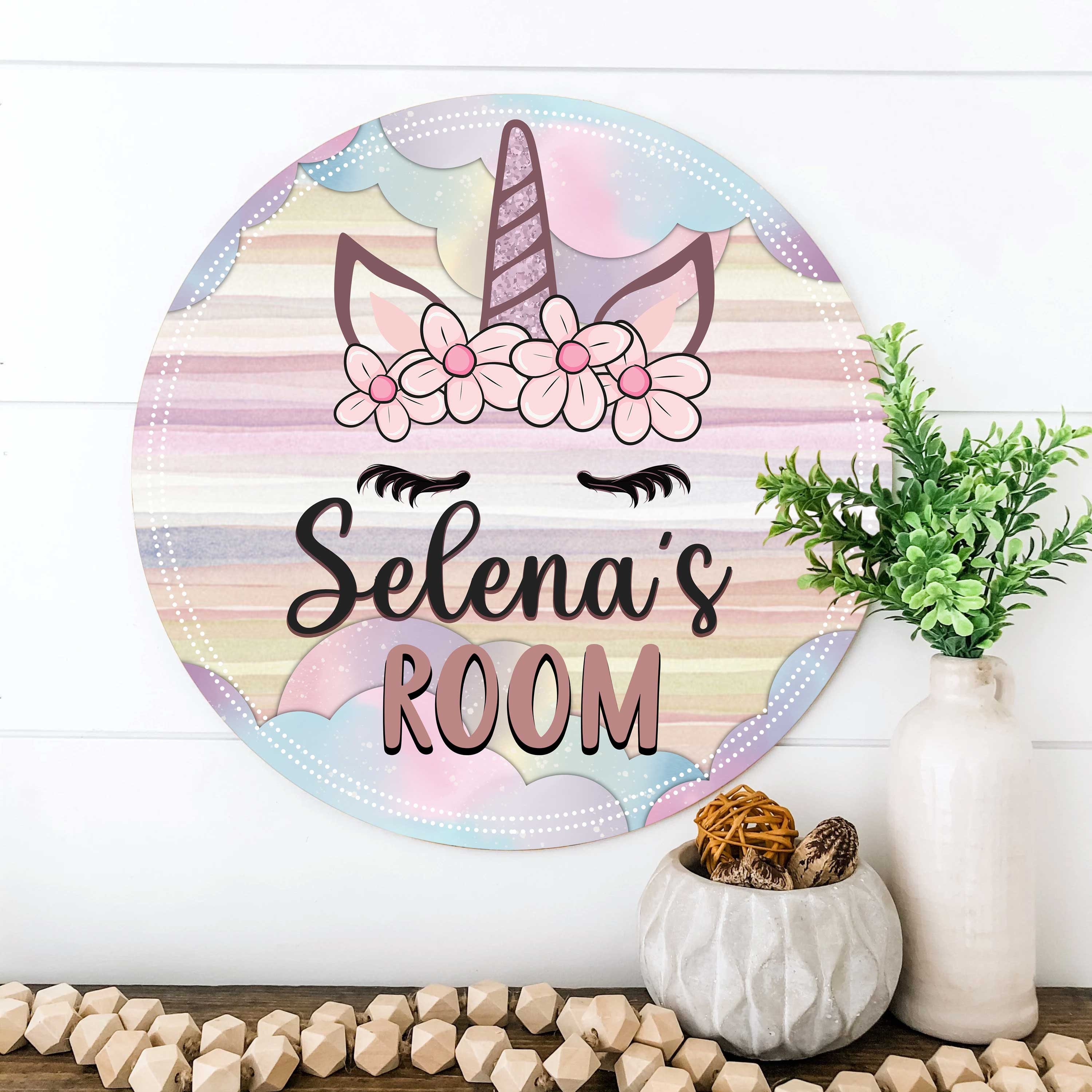 Personalised Unicorn Door Sign Unicorn Kids Door Hanger Sign - Etsy