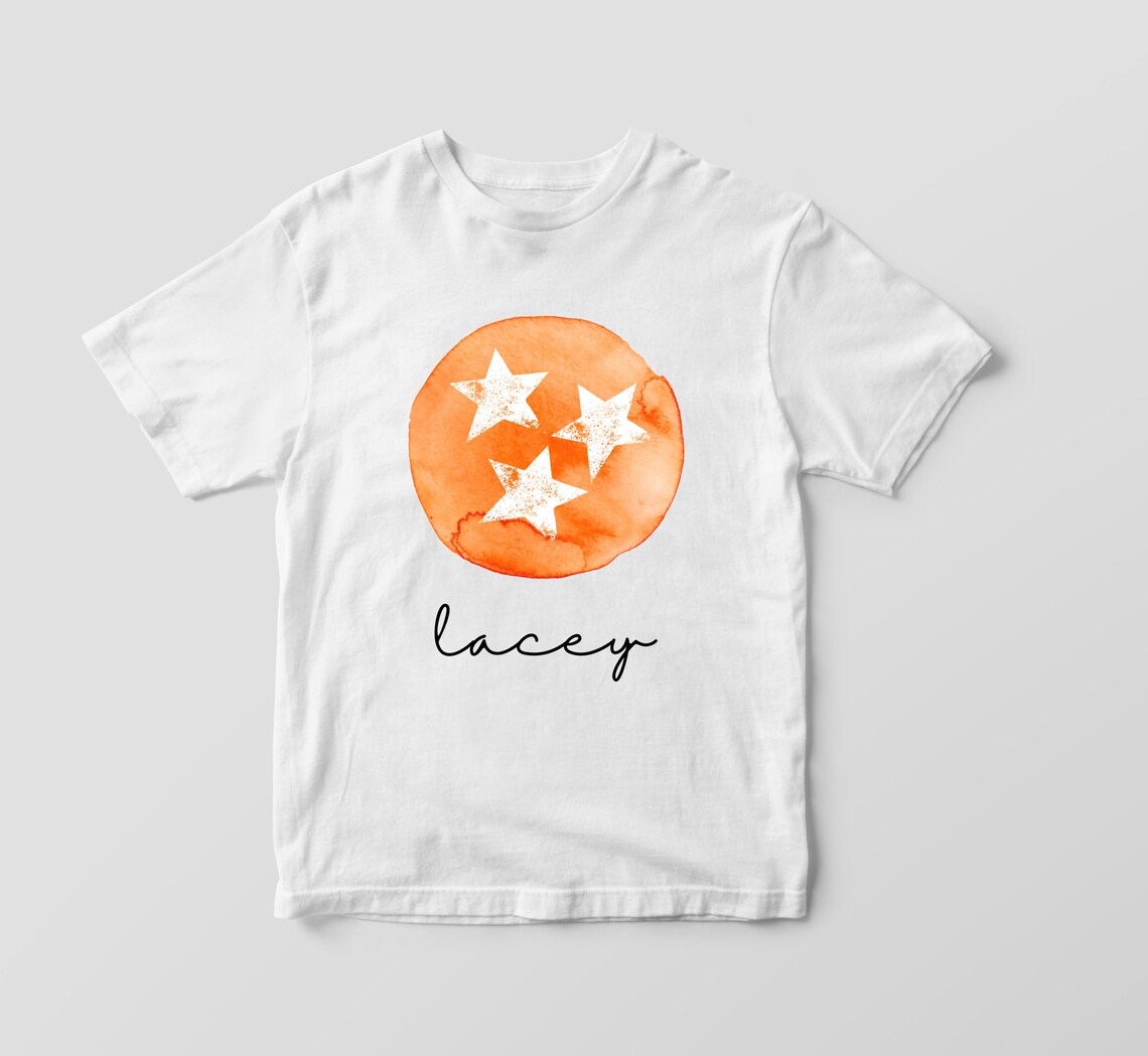 Orange Watercolor Tennessee Tri Star PNG / Digital Download - Etsy