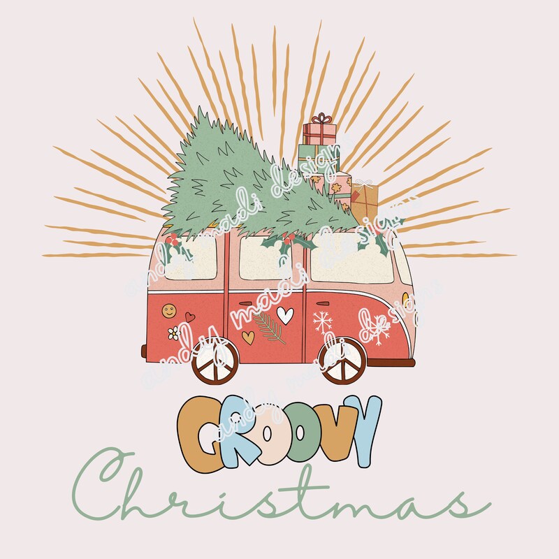 Hippie Van Svg - Etsy