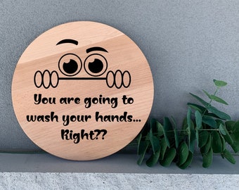 Bathroom Reminder Signs - Etsy