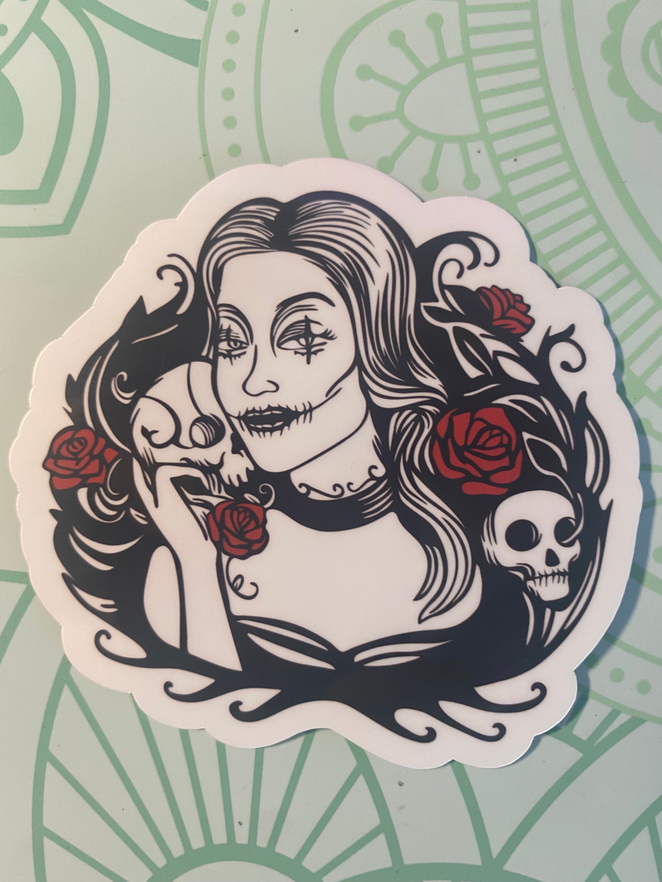 Goth Girl Sticker FREE SHIPPING - Etsy