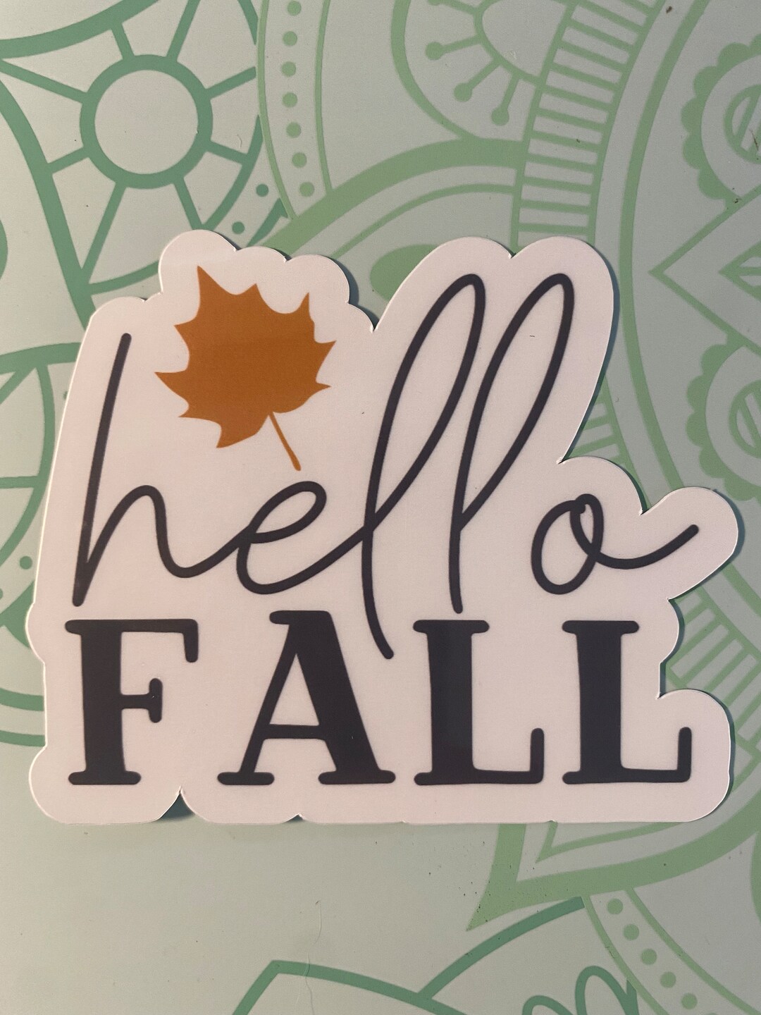 Hello FALL Sticker FREE SHIPPING - Etsy