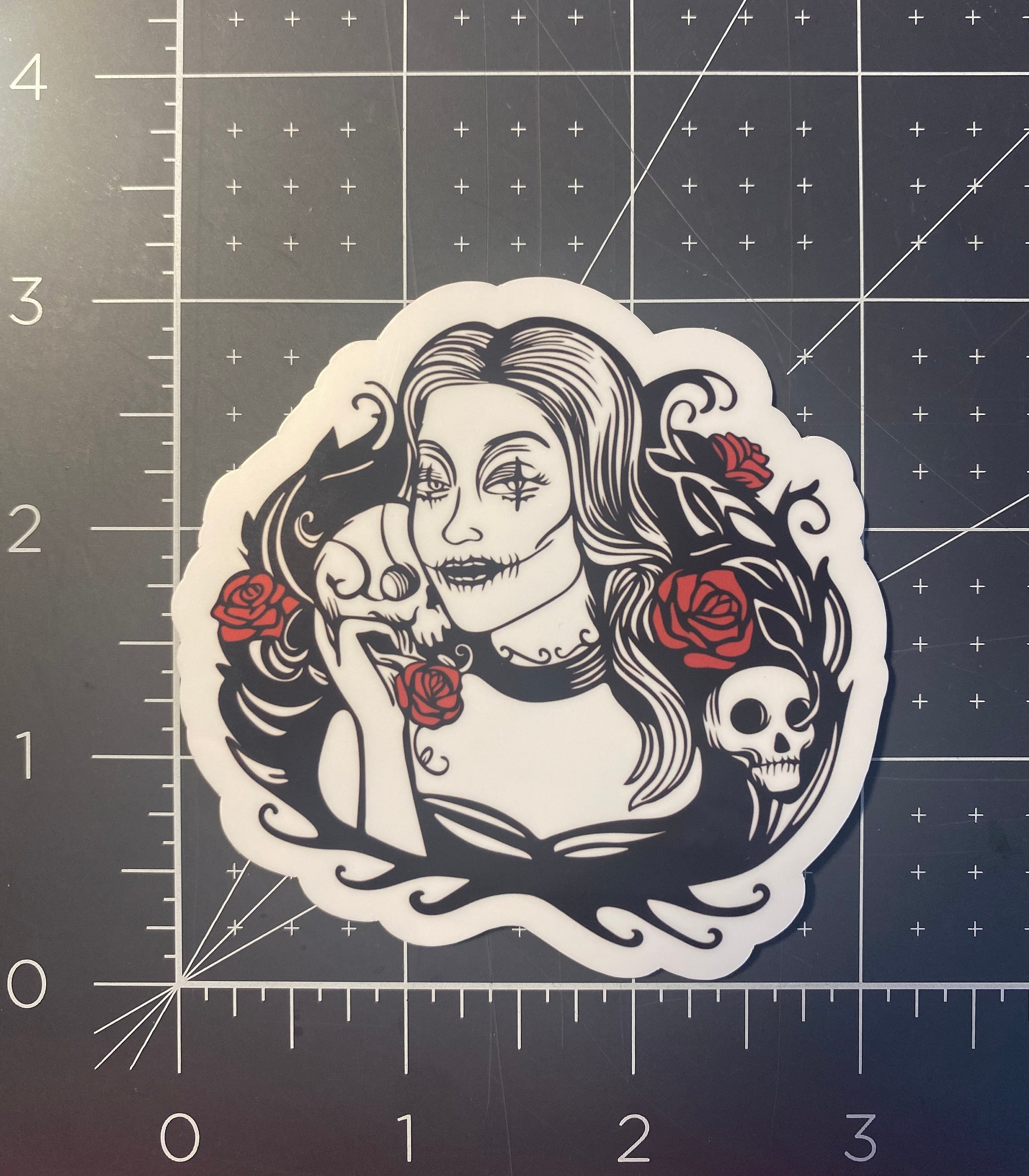 Goth Girl Sticker FREE SHIPPING - Etsy