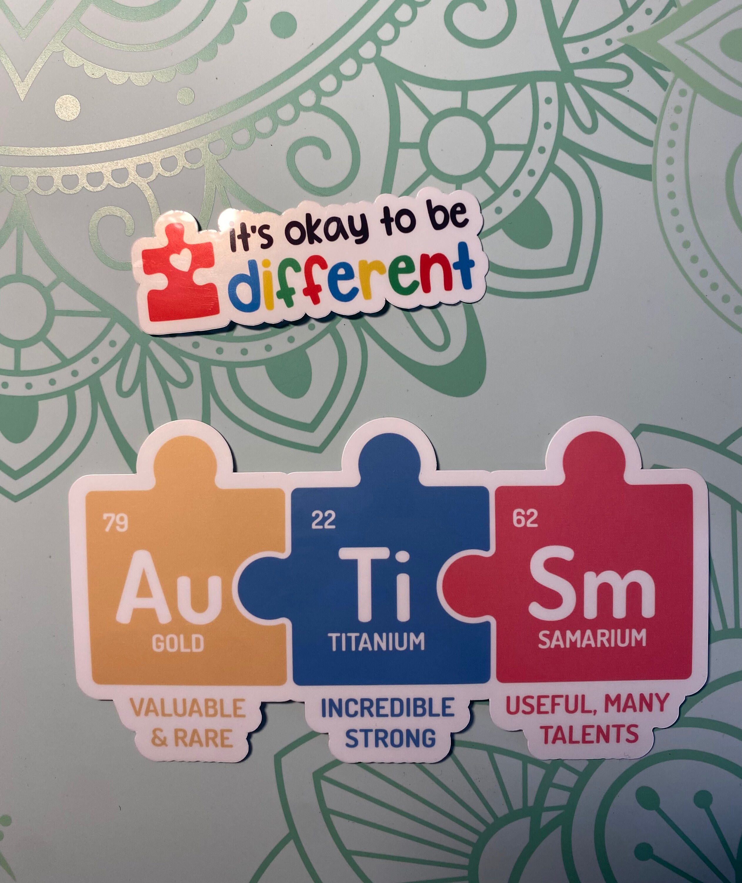 Autism Awareness Periodic Table Sticker FREE SHIPPING - Etsy