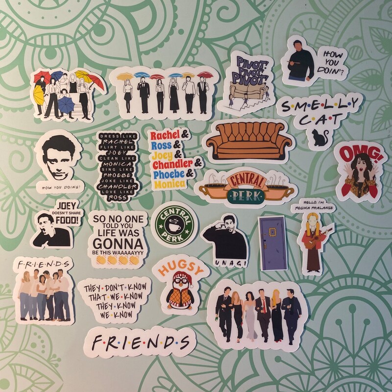 Friends Stickers - Etsy