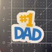 Number 1 Dad Sticker FREE SHIPPING - Etsy