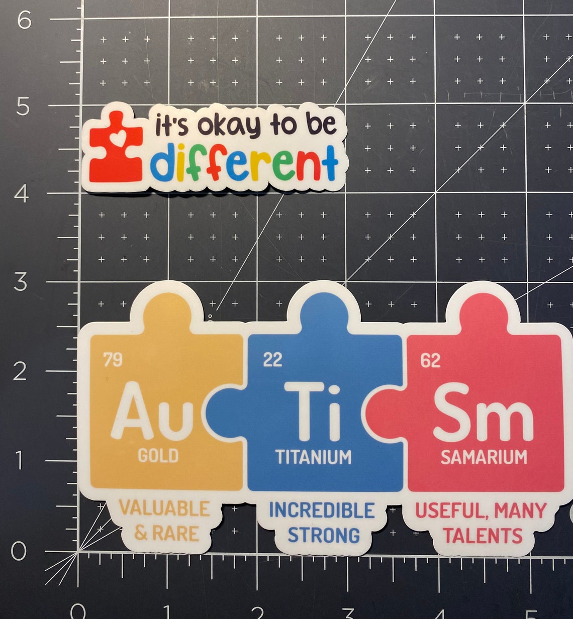 Autism Awareness Periodic Table Sticker FREE SHIPPING - Etsy
