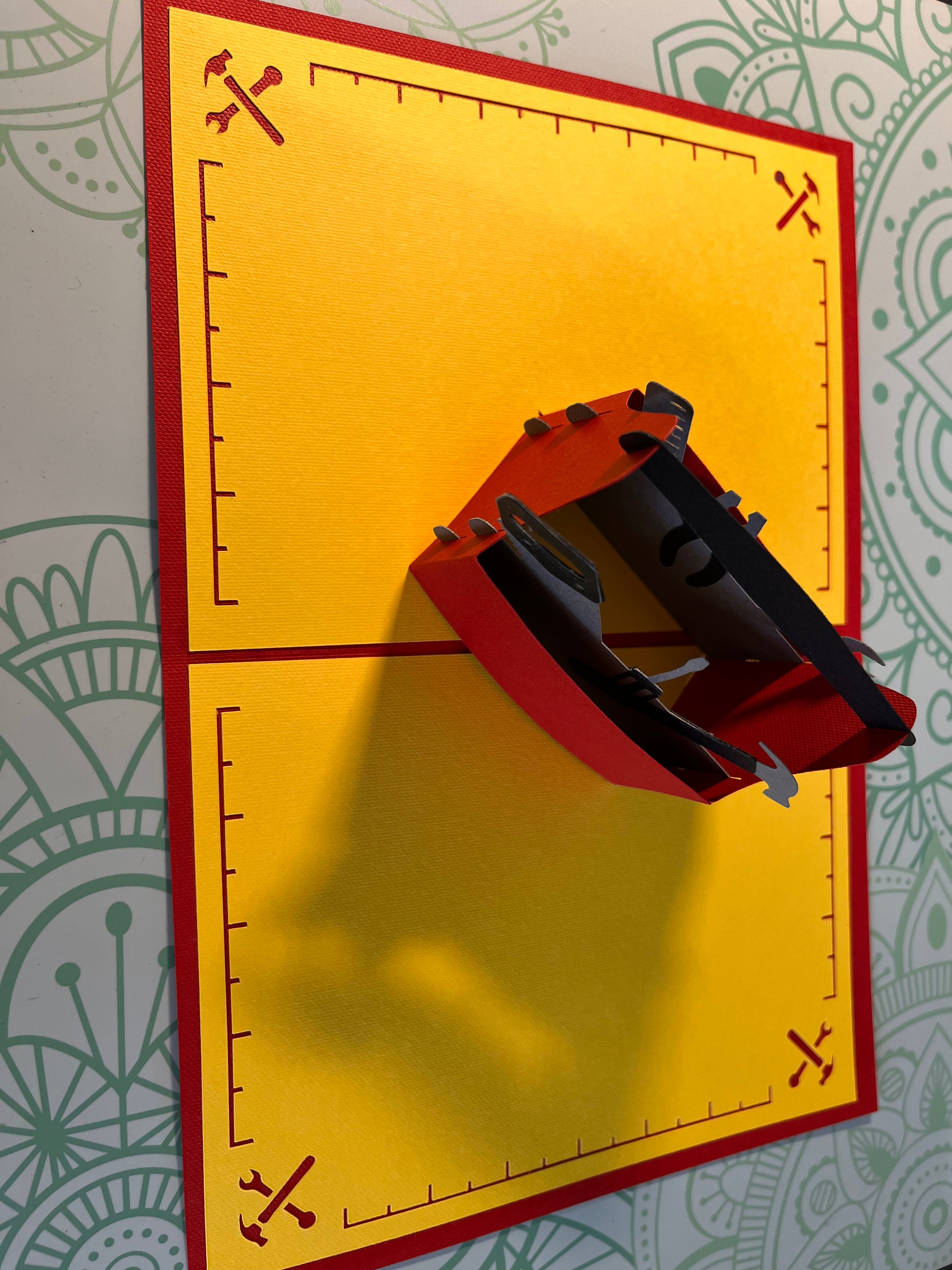 Tool Box Pop-up Card FREE SHIPPING - Etsy