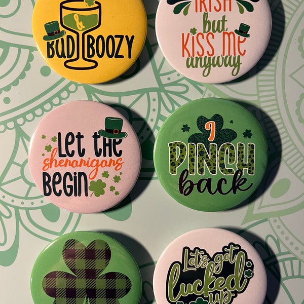 St Patrick's Day Pin - Etsy