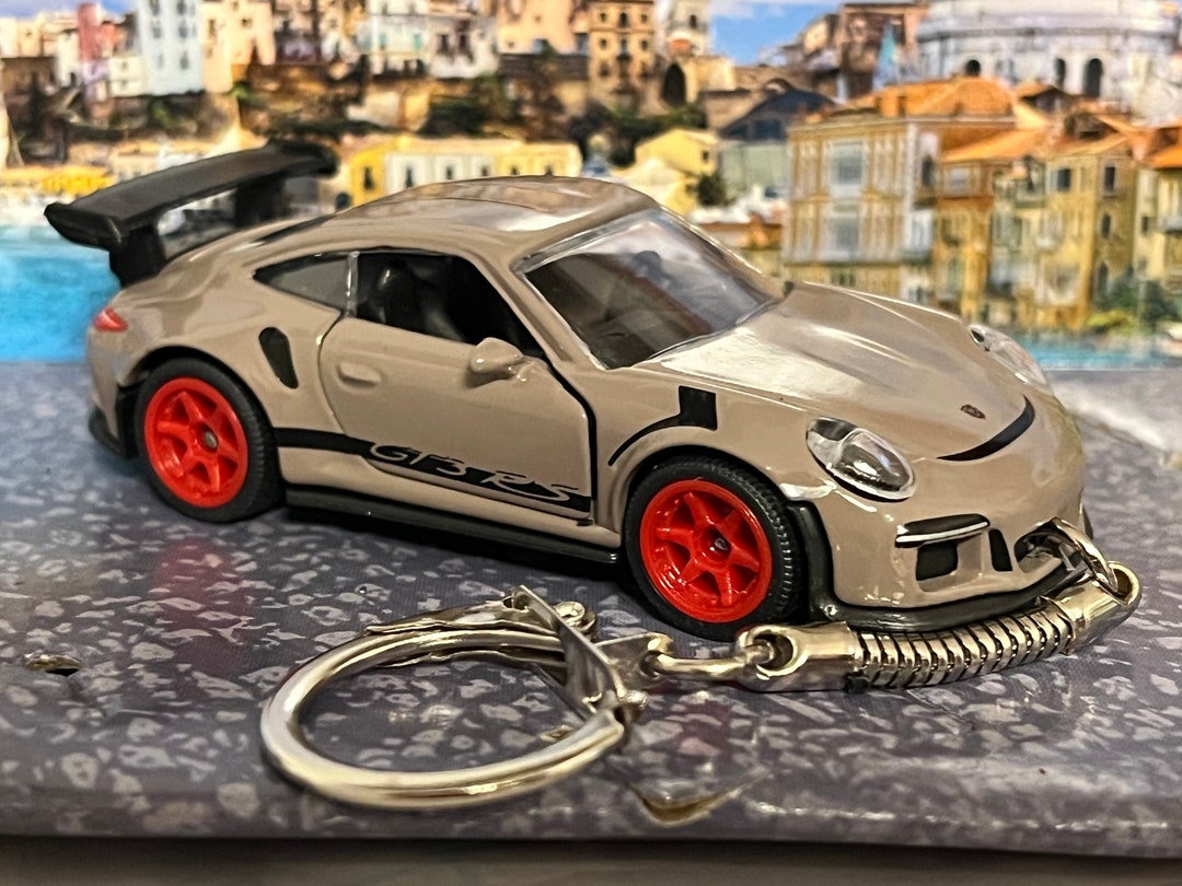 Porsche 911 GT3 RS Brown Keyring Keychain - Etsy