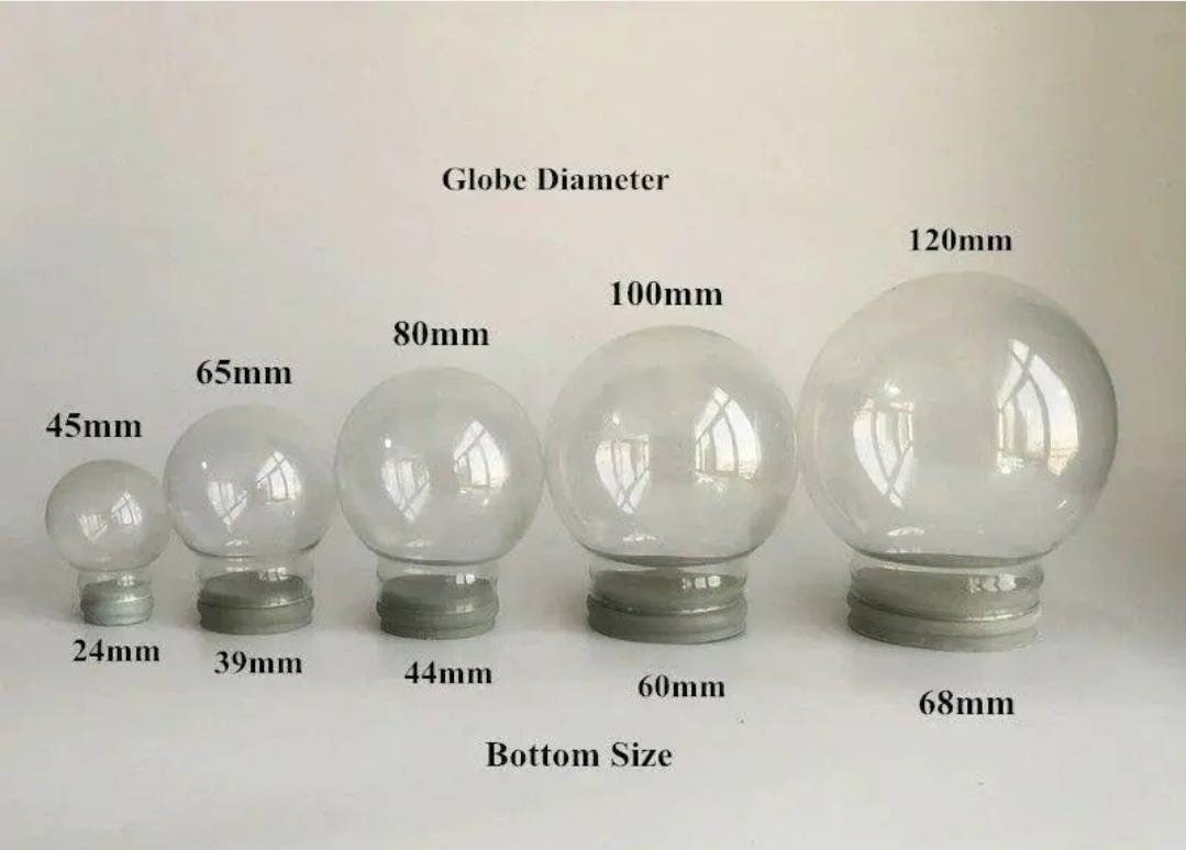 Snowglobe Glass Globe - Etsy