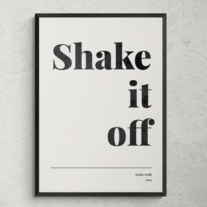 shake it off text