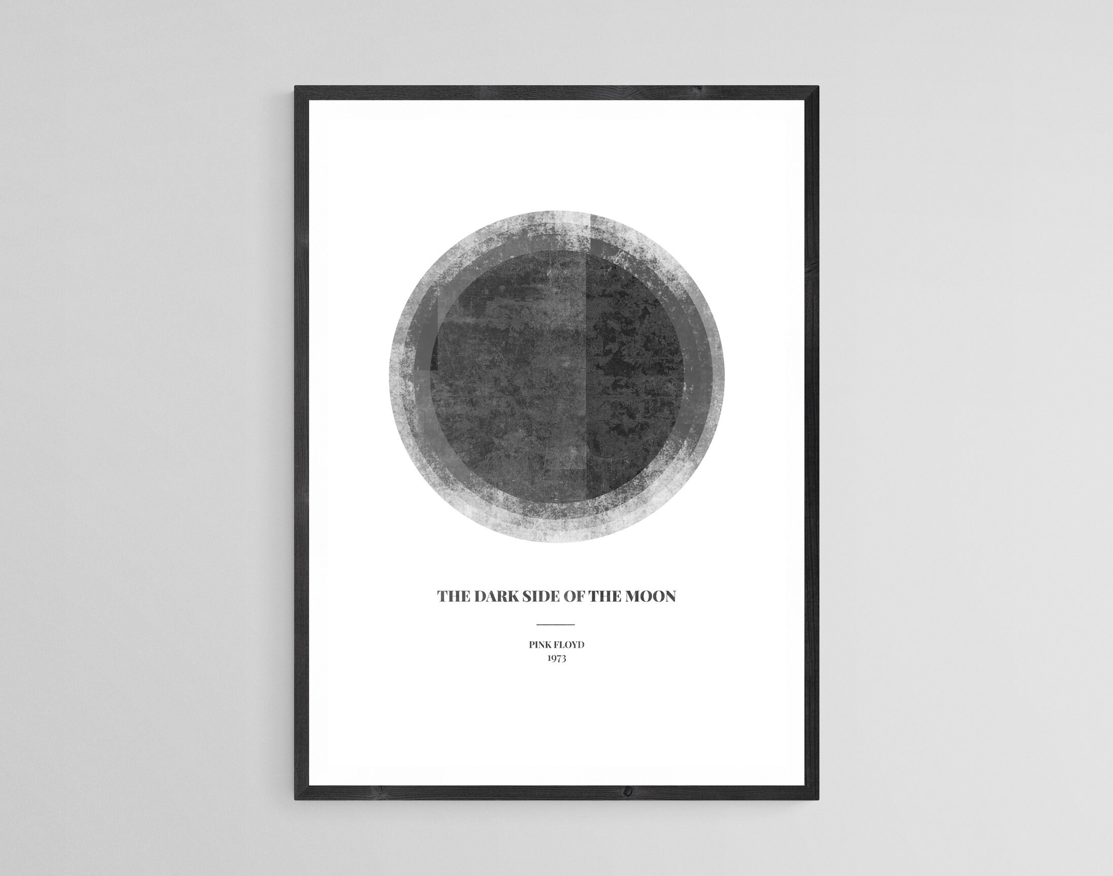 Pink Floyd Abstract Print | the Dark Side of the Moon Poster | 1973 ...