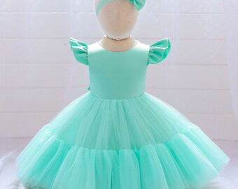 Green Party Dress - Etsy