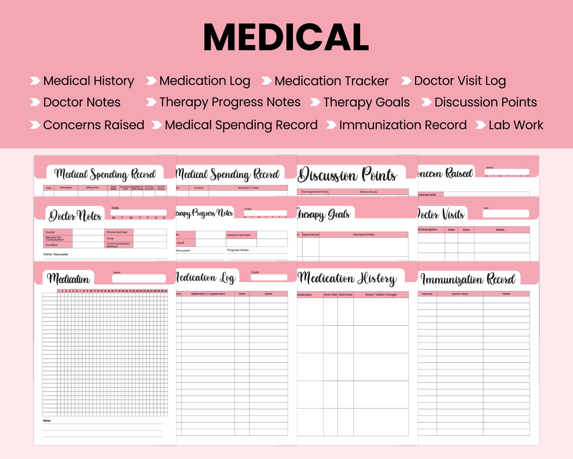 Printable Autism Planner Autism Carer Binder Autistic Child Planner Ads ...