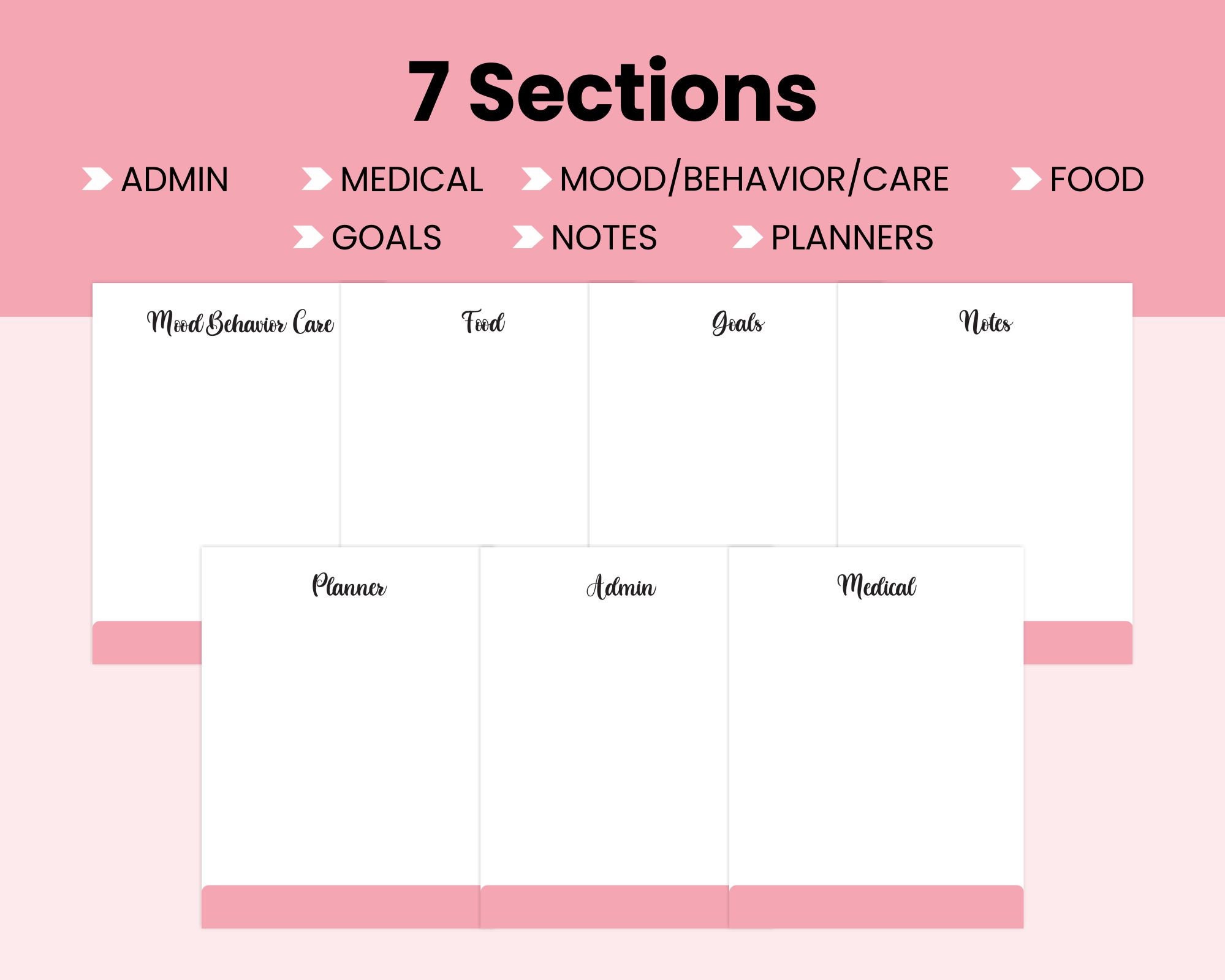 Printable Autism Planner Autism Carer Binder Autistic Child Planner Ads ...