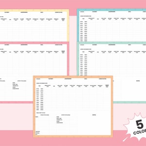 Printable ICU Nurse Daily Documentation Sheet Digital Downloadable ICU ...