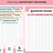 Printable Inventory Tracking Page Digital PDF Template, Small Business ...