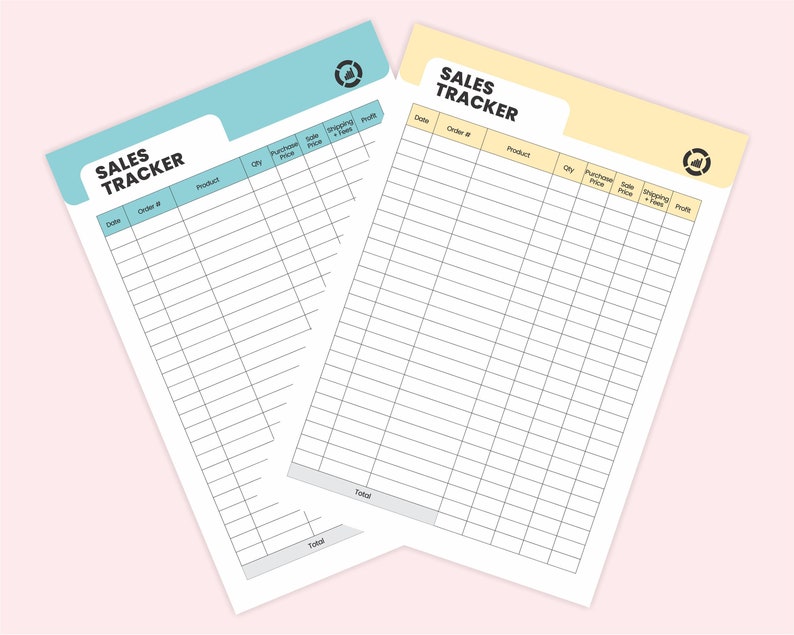 Printable Online Business Sales Tracking Sheet, Digital Small Business ...