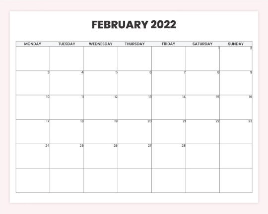 Printable 2022 Mini Desk Calendar for Small Business, 12 Months ...